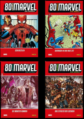 80 Jahre Marvel - Die Comic-Buch Collection (4 Bücher) – terrashop.de